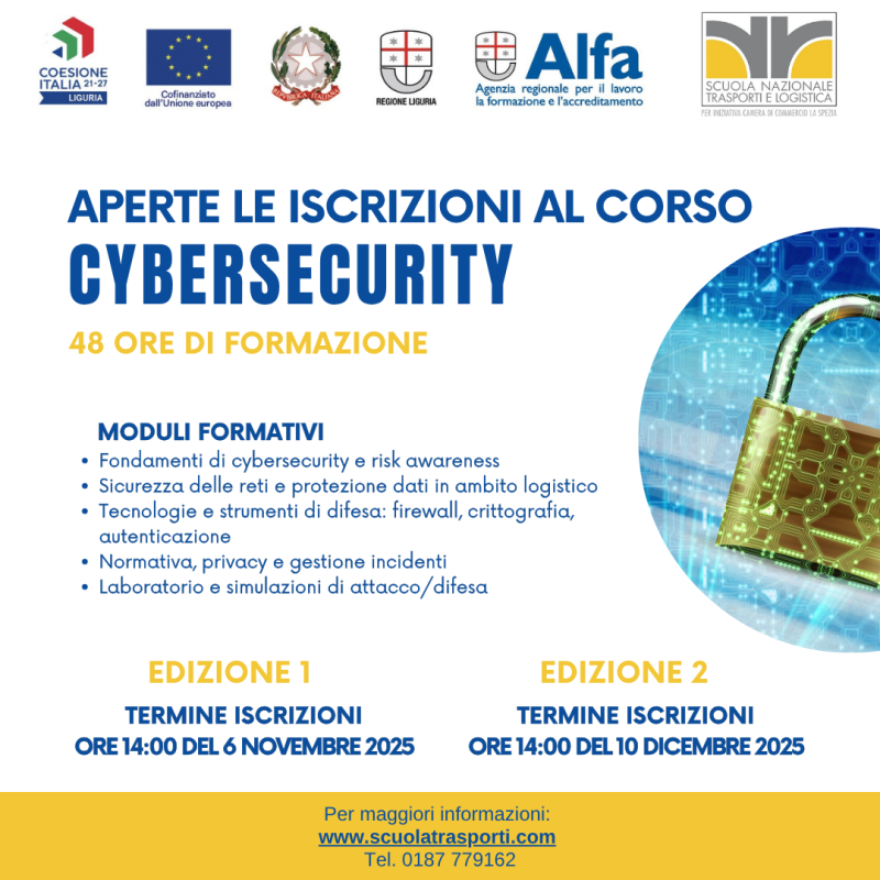 Bandi 2025: COMPETENZE DIGITALI – CYBERSECURITY – Scuola Nazionale ...